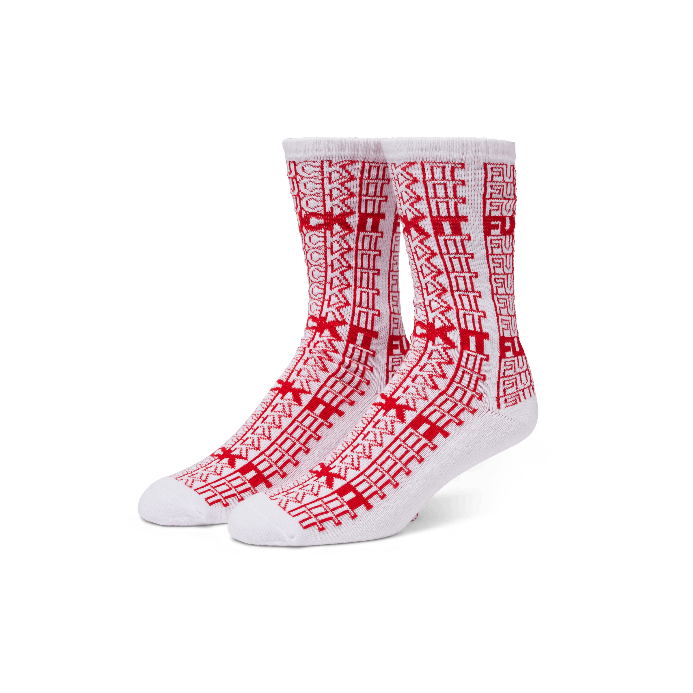 Fuck It Repeat Crew Sock – HUF Worldwide