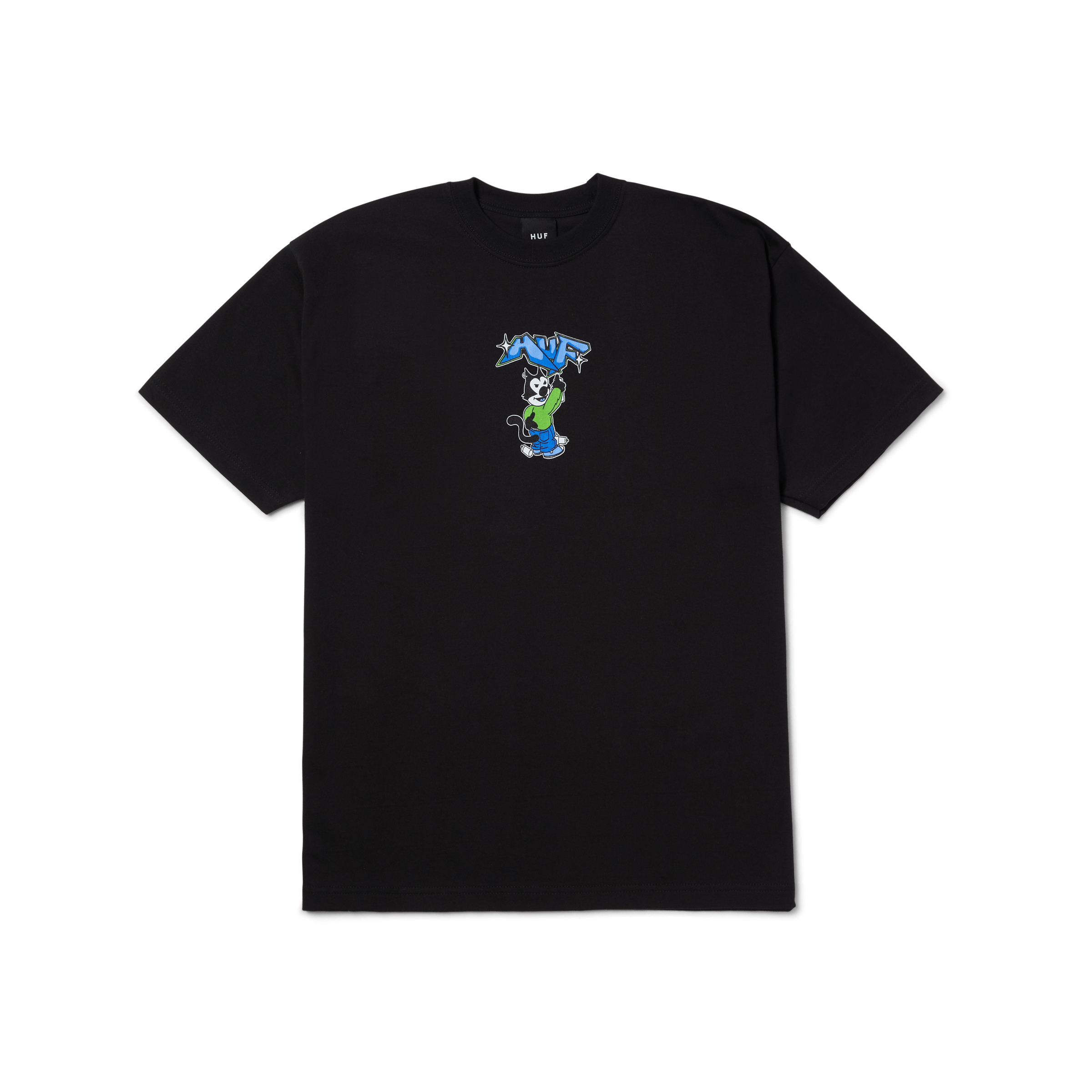 Bad Cat T Shirt HUF Worldwide Bad Cat T Shirt HUF Worldwide